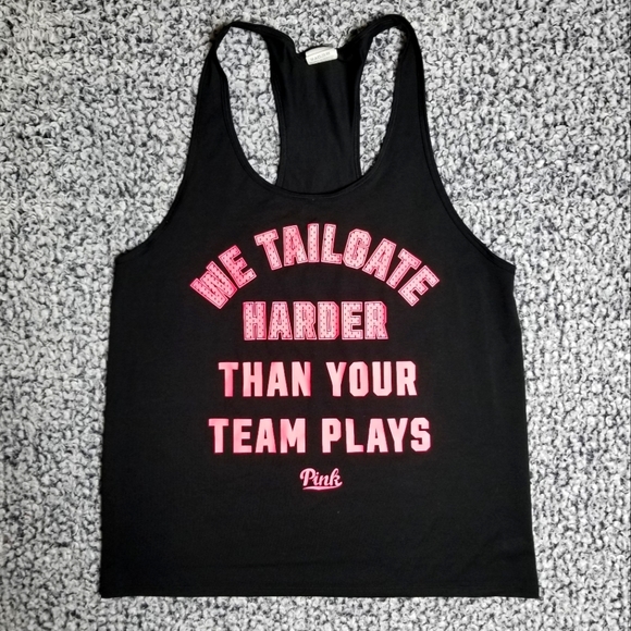 PINK Victoria's Secret | Tops | Victorias Secret Pink Racerback Tank ...